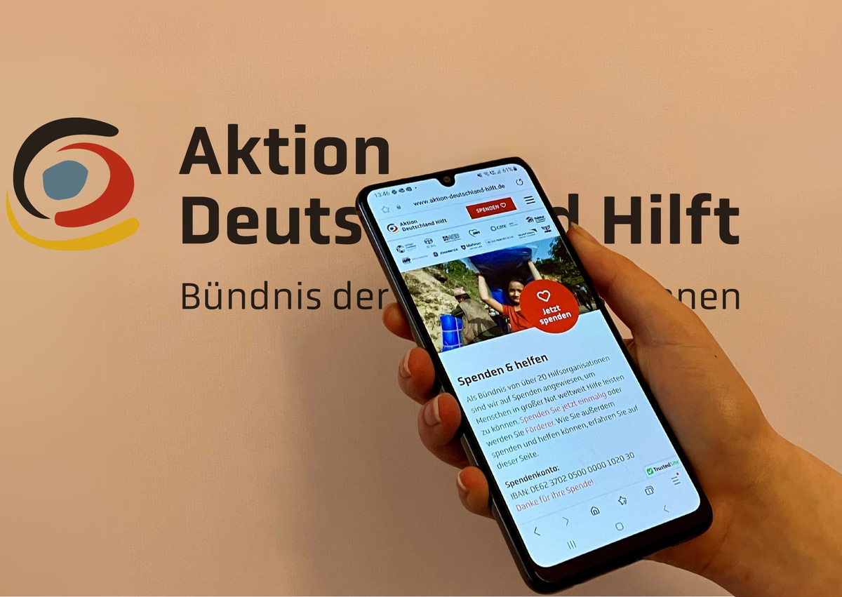 Spenden bei Aktion Deutschland Hilft: So einfach geht es! / Damit Ihre Spende dort ...